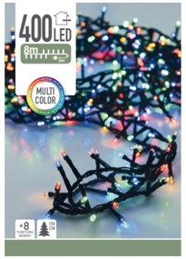 Světelný vánoční řetěz Twinkle barevná, 400 LED