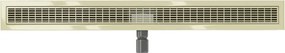 Mexen Flat M33 lineární odtok 90 cm, zlatý - 1533090-15