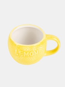 Sinsay - Hrnek s motivem citronu s víčkem - žlutá