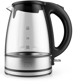 Rychlovarná konvice niceboy ion kettle k1 crystal glass black