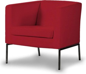Potah na křeslo IKEA Klappsta barva červená látka pletený vzor