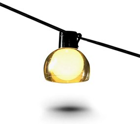 Zahradní solární světelný řetěz 8 LED