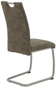 Jídelní židle Ulla, hnědá vintage látka