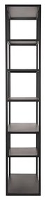 LABEL51 Kovová knihovna LOFT černá Color: Black SL-51.020