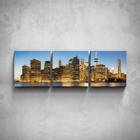 3-dílný obraz - Manhattan - PopyDesign
