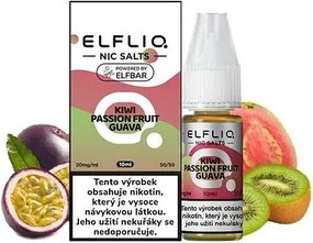 Elfliq Salt Kiwi, marakuja a guava 10ml (10mg)