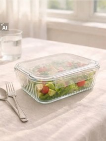 Sinsay - Transparentní lunch box s víkem - clear
