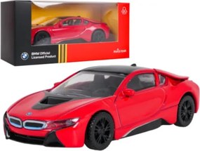 Model vozu BMW i8 1:43 RASTAR červené