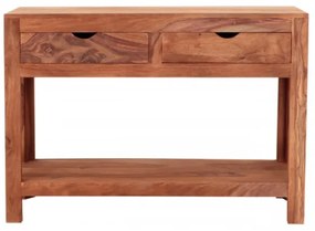Indický nábytek - Konzolový stůl Amba 110x76x35 z indického masivu palisandr Natural