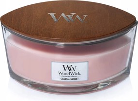 WoodWick vonná svíčka s dřevěným knotem Elipsa Elipsa Coastal Sunset 453,6g