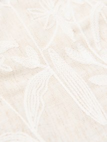 Sinsay - Běhoun na stůl s vyšívaným květinovým vzorem - béžová