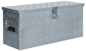 Hliníkový box 76,5 x 26,5 x 33 cm stříbrný,  142938 HangarStore.cz