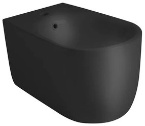 Kerasan Nolita Bidet závěsný 35x33x55 cm, černá matná 532531