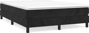 Rám postele s boxspringem černý 140 x 190 cm samet 3120768