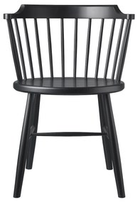 Židle z bukového masivu J18 černá