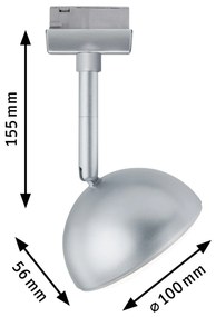 Paulmann 95508 Hemi, spot pro Urail system, 1x4,9W LED 2700K stmívatelné, matný chrom