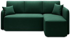 Eltap Rohová sedací souprava Hadson Materiál a barva potahu: Lukso 35 - zelená, Orientace: pravá