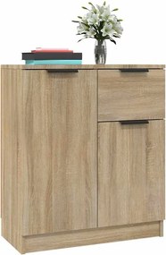 Příborníky 2 ks dub sonoma 60 x 30 x 70 cm kompozitní dřevo 3115814