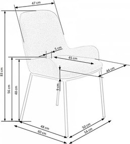 Jídelní křeslo K481 béžové