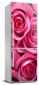 Wallmuralia Foto tapeta na ledničku Růžové růže 60x180 cm