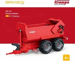 BRIXIES Plus 222.719 Krampe Halfpipe - sklápěcí návěs