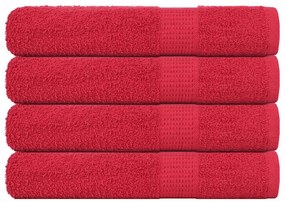 Ručníky FROGN 4 ks červené 100x200 cm 360 g/m² 136939