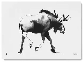 Plakát Elk velký 50x70 cm Teemu Järvi Illustrations