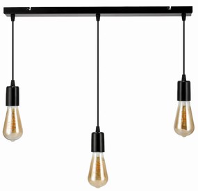 BERGE LED závěsné svítidlo 3xE27 LOFT