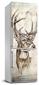 Wallmuralia Samolepící nálepka na ledničku stěnu Jelen 60x180 cm