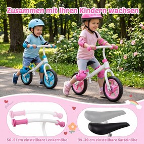 Costway Dětské balanční kolo s výškově nastavitelnými řídítky pro děti od 3