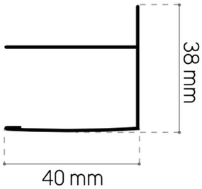 Glass 1989 Isy - Sprchový kout rohový vstup s posuvnými dveřmi nebo kompatibilní s boční stěnou, velikost 75 cm, profily chromové, čiré…