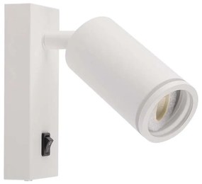 V-Tac | Nástěnné bodové svítidlo s vypínačem 1xGU10/35W/230V bílá | VT1318