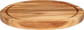 vidaXL Prkénko na krájení Ø 30 x 2,5 cm masivní akáciové dřevo [356967]