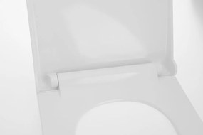 Sapho, AVVA Slim WC sedátko s pomalým zavíráním, bílá/chrom, 100787