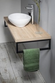 Aqualine Sapho, VEGA pracovní deska 125x45cm, dub platin
