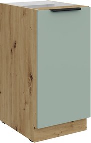 ARIA st | dolní skříňka 40 D 1F policová | 40 cm | ANTI FINGERPRINT povrch | artisan/aquamarine