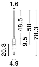 Venkovní lampa Dessay 78