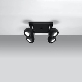 Sollux Lighting Stropní svítidlo OCULARE 4 černé