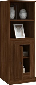 vidaXL Skříň highboard 36 x 35,5 x 103,5 kompozitní dřevo [816327] Barva: bílá s vysokým leskem