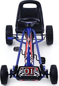 Costway Pedal Gokart Racing Dětské auto pedál vozidla Cart Seat Gocart
