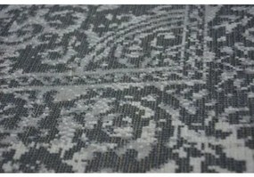koberec VINTAGE 22208/356 šedá klasická rozeta velikost 140x200 cm | krásné koberce cz