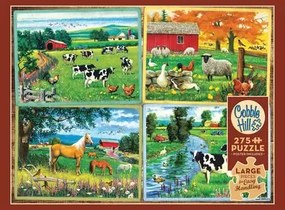 COBBLE HILL Puzzle Přátelé z venkova XL / 275 dílků / od 9 let