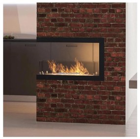 InFire | InFire - Rohový BIO krb 80x50 cm 3kW oboustranný | IF0039