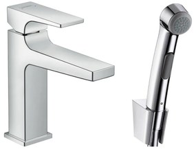 Umyvadlová baterie Hansgrohe Metropol s bidetovou sprškou chrom 32522000