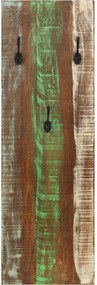 Nástěnné věšáky 2 ks 36 x 3 x 110 cm masivní recyklované dřevo 337067