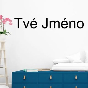 Samolepka s vlastním jménem (Arial)