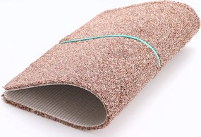 Spoltex, Metrážový koberec Ester / 94 Červenohnědá, zátěžový, na míru, šíře 4m, hnědá, ab (mřížka), obývací pokoj