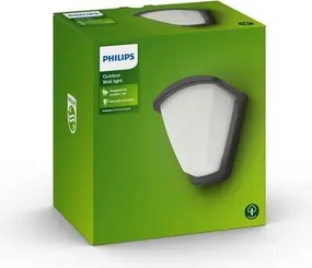 Philips Kiskadee 1x42W antracit / Venkovní nástěnné svítidlo / E27 / I