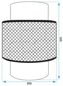 Toolight Nástěnné svítidlo APP1337-2W