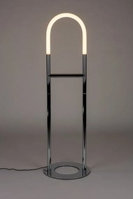 LED stmívatelná stojací lampa ve stříbrné barvě (výška 135 cm) Arch – Zuiver